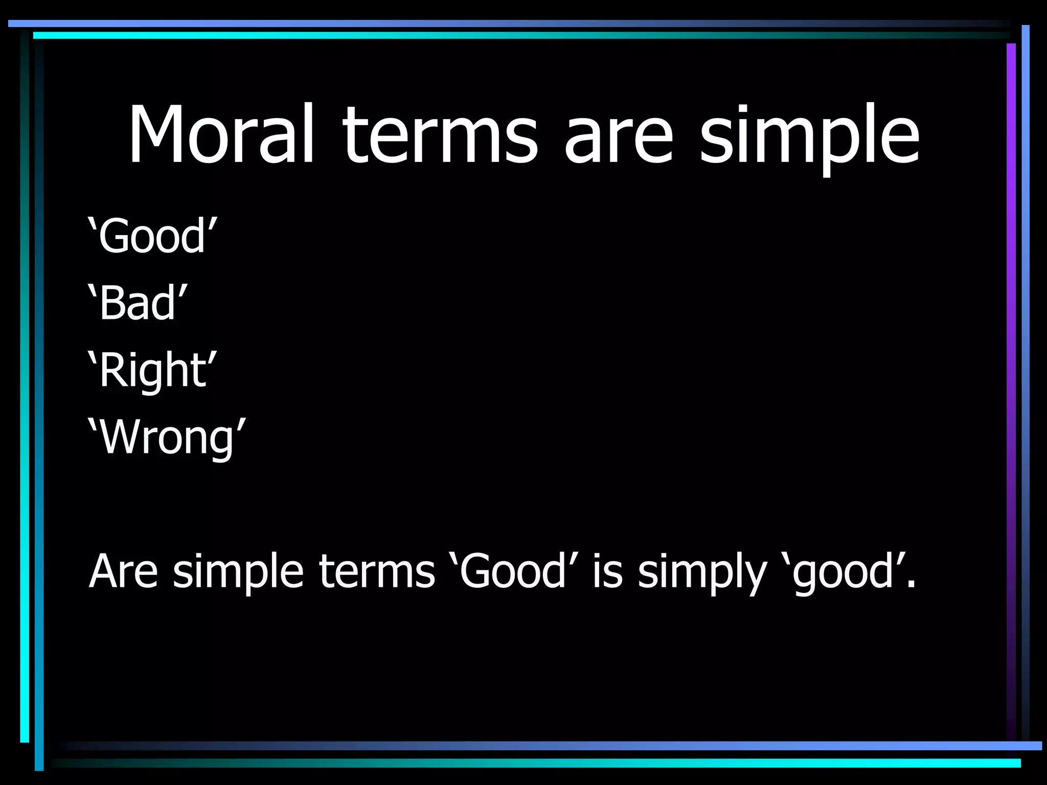 Meta ethics-1 | PPTX