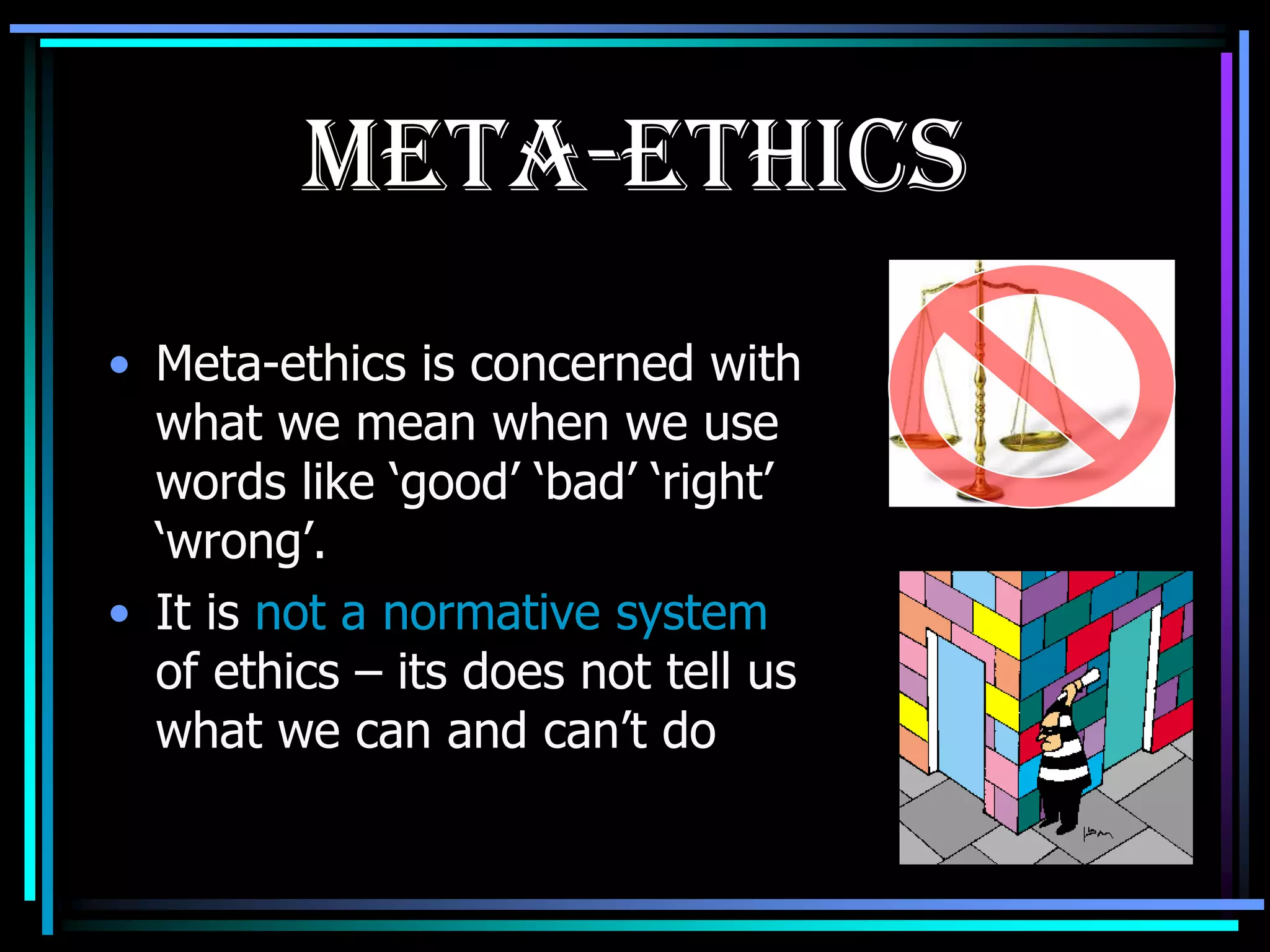 Meta ethics-1 | PPTX