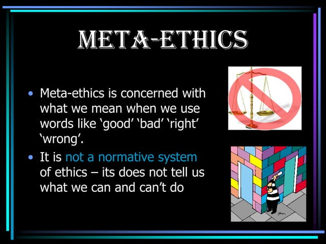Meta ethics-1 | PPTX