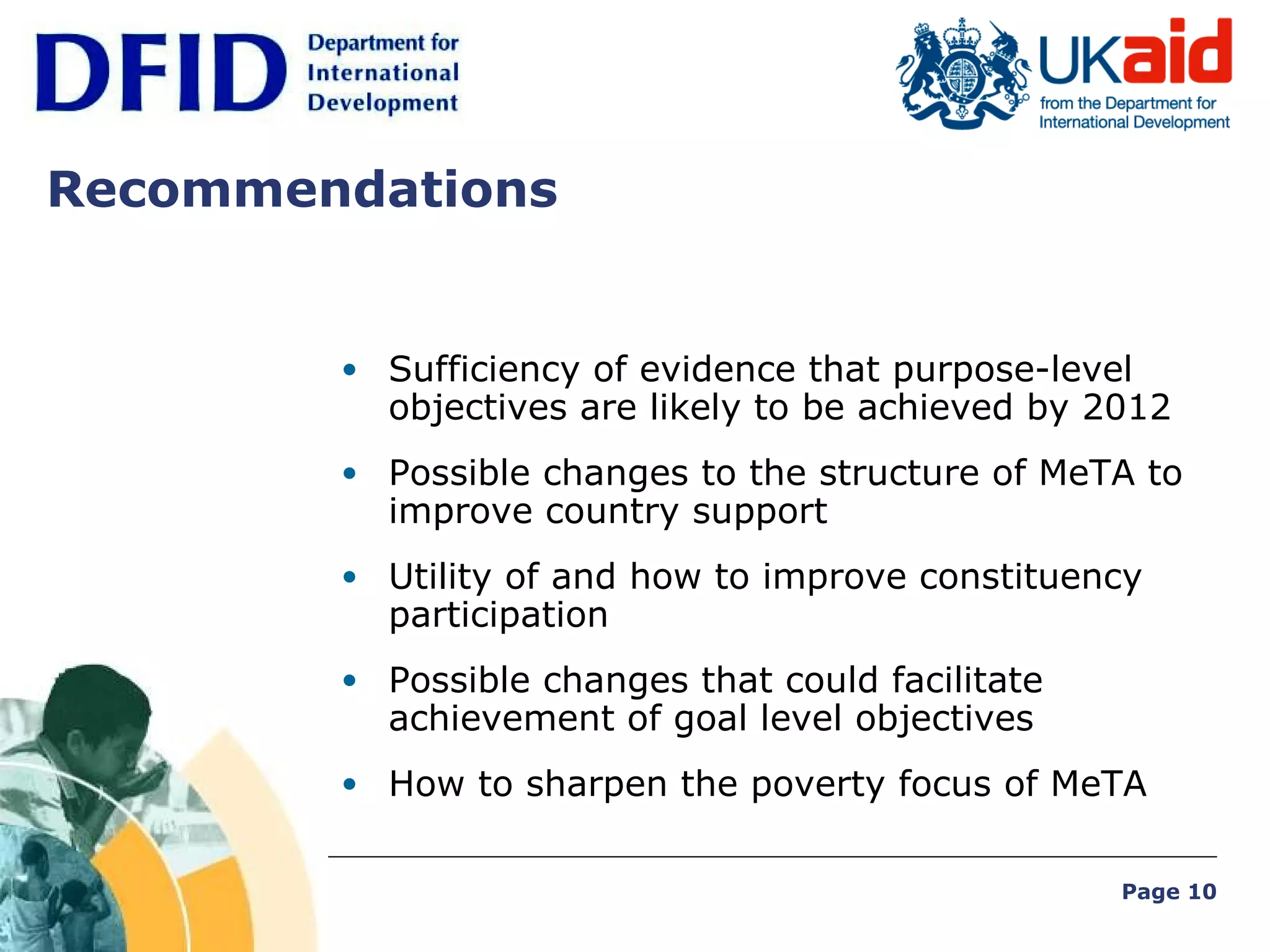 MeTA evaluation and future | PPT MeTA evaluation and future | PPT