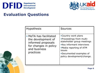 MeTA evaluation and future | PPT