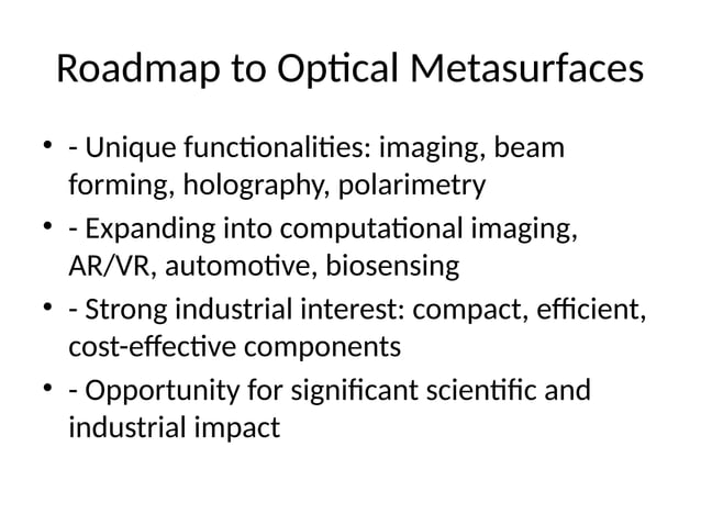 Meta-Lenses_Concepts_Implementations_Applications.pptx | Photography ...