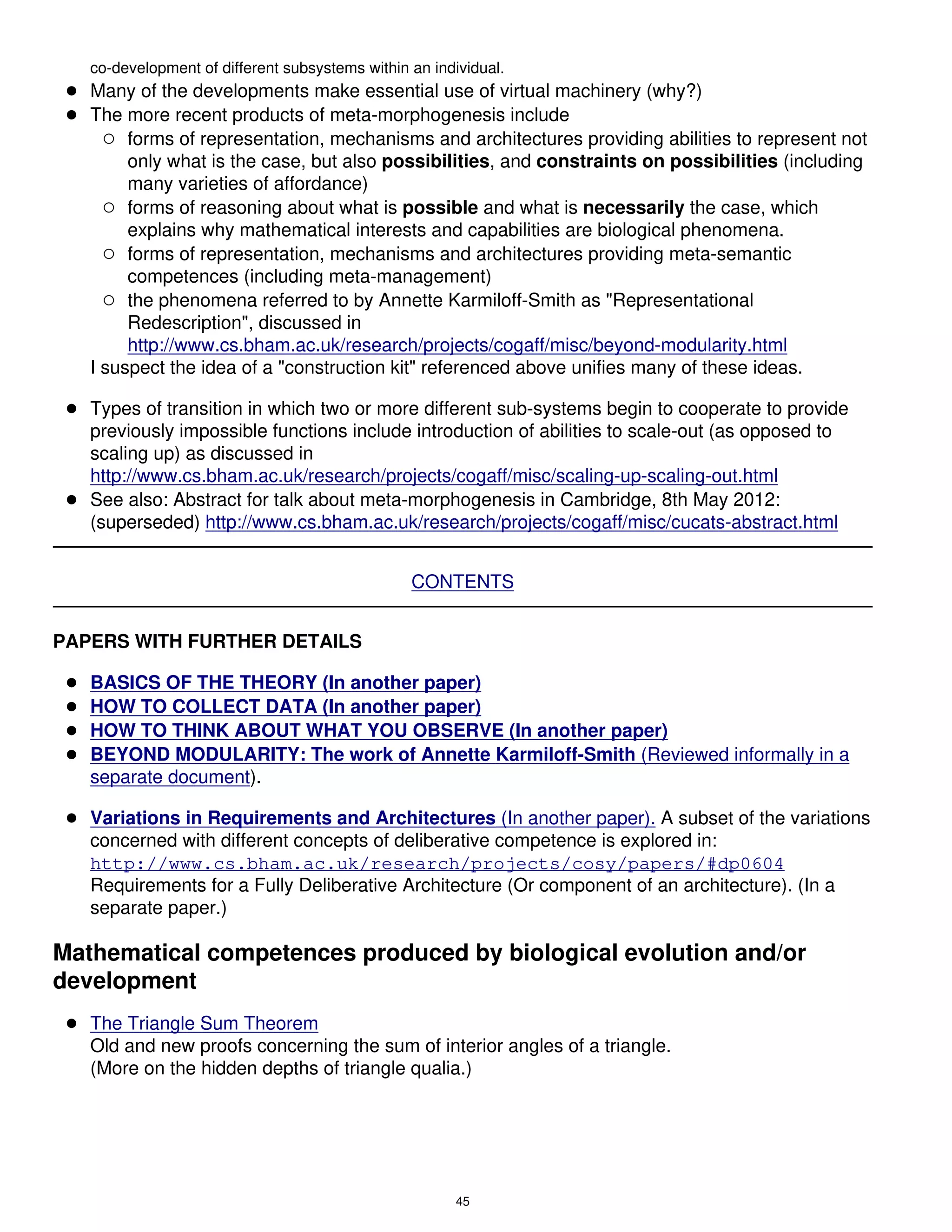 The Turing Inspired Meta-Morphogenesis Project -- The self-informing universe(Update 2018) | PDF