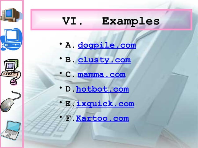 Meta Search Engines | PPT | Search | Internet