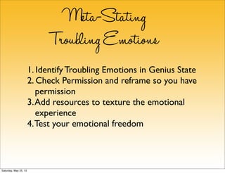 Meta stating troubling emotions | PDF