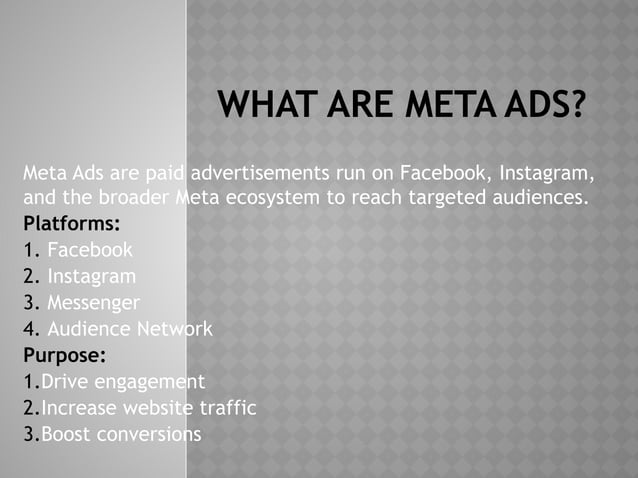 Meta Ads(Facebook and Instagram Ads) PPT.pptx
