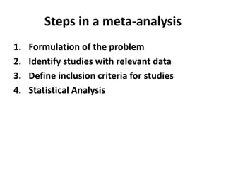 Meta analysis | PPTX