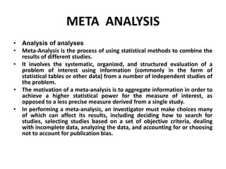 Meta analysis | PPTX