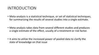Meta analysis | PPTX