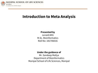 Meta analysis | PPTX