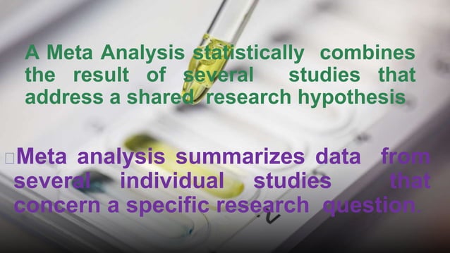 Meta Analysis | PPT