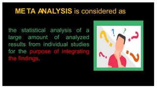 Meta Analysis | PPT