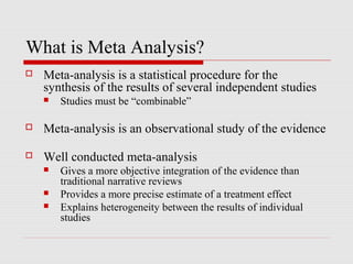Meta analysis | PPT