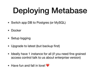 Metabase lj meetup | PPT