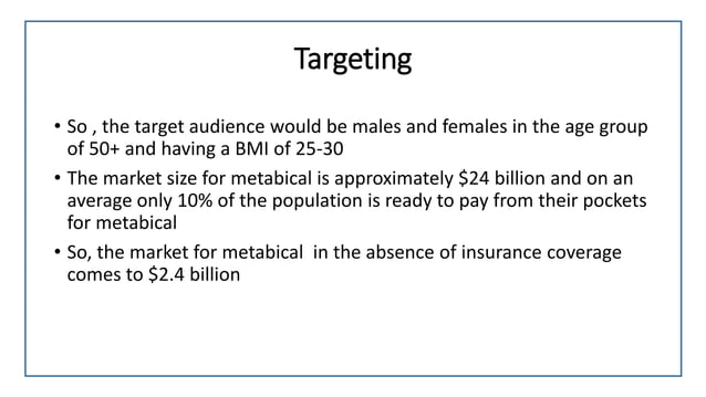 Metabical case study | PPT