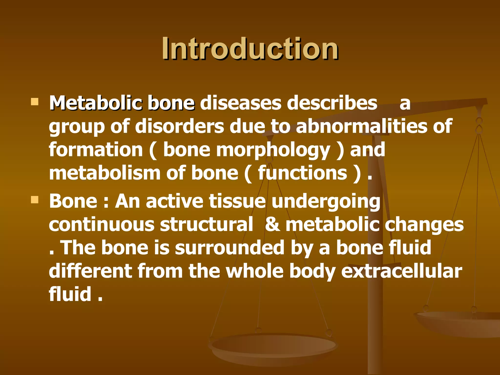 Metabolic Bone Diseases | PPT