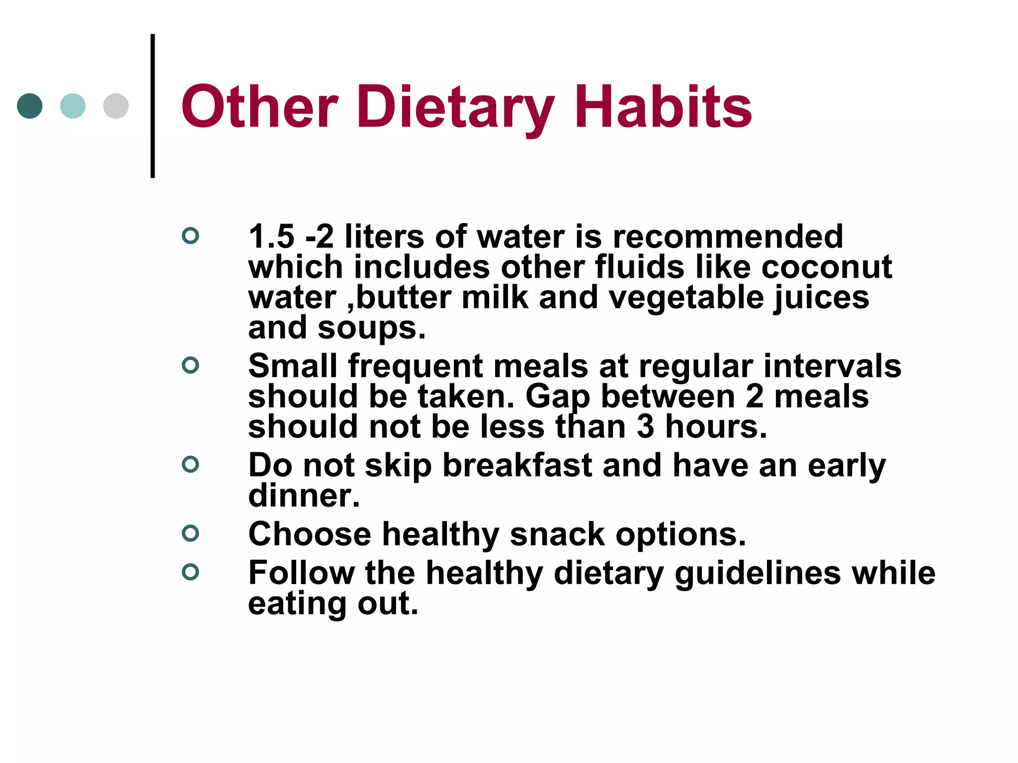 Metabolic Syndrome and Dietary Guidelines for its prevention | PPT