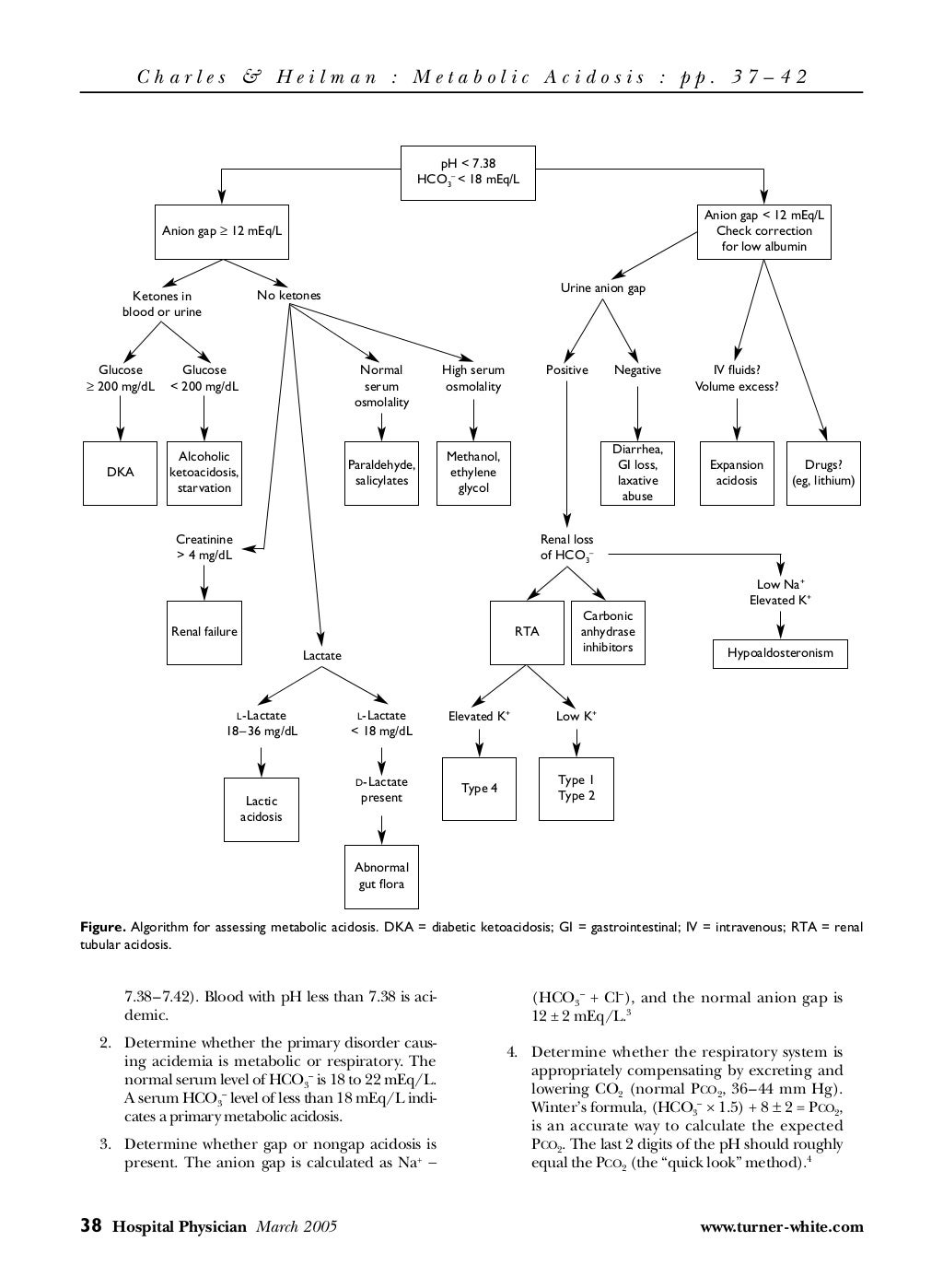 Metabolic acidosis
