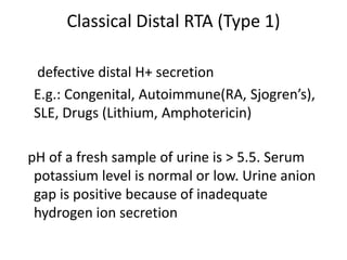 Metabolic acidosis and Approach | PPTX