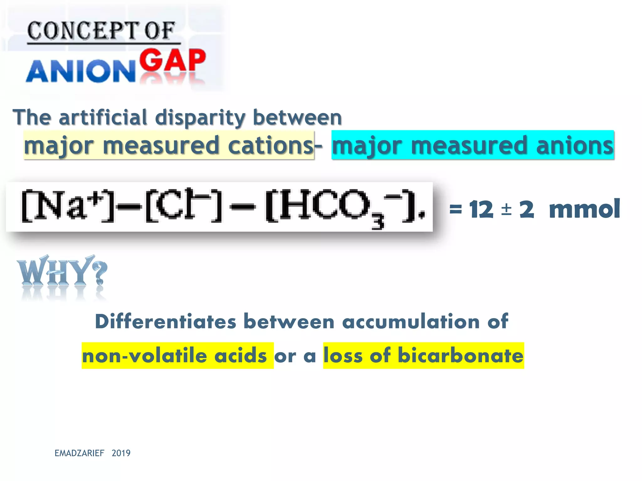 Metabolic acidosis - physiologic approach | PPT