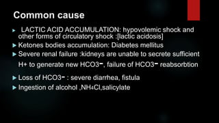 Metabolic acidosis | PPTX