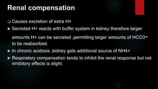 Metabolic acidosis | PPTX | Blood Disorders | Diseases and Conditions
