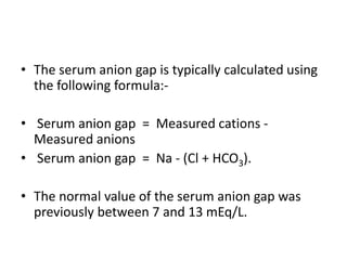 Metabolic acidosis | PPTX