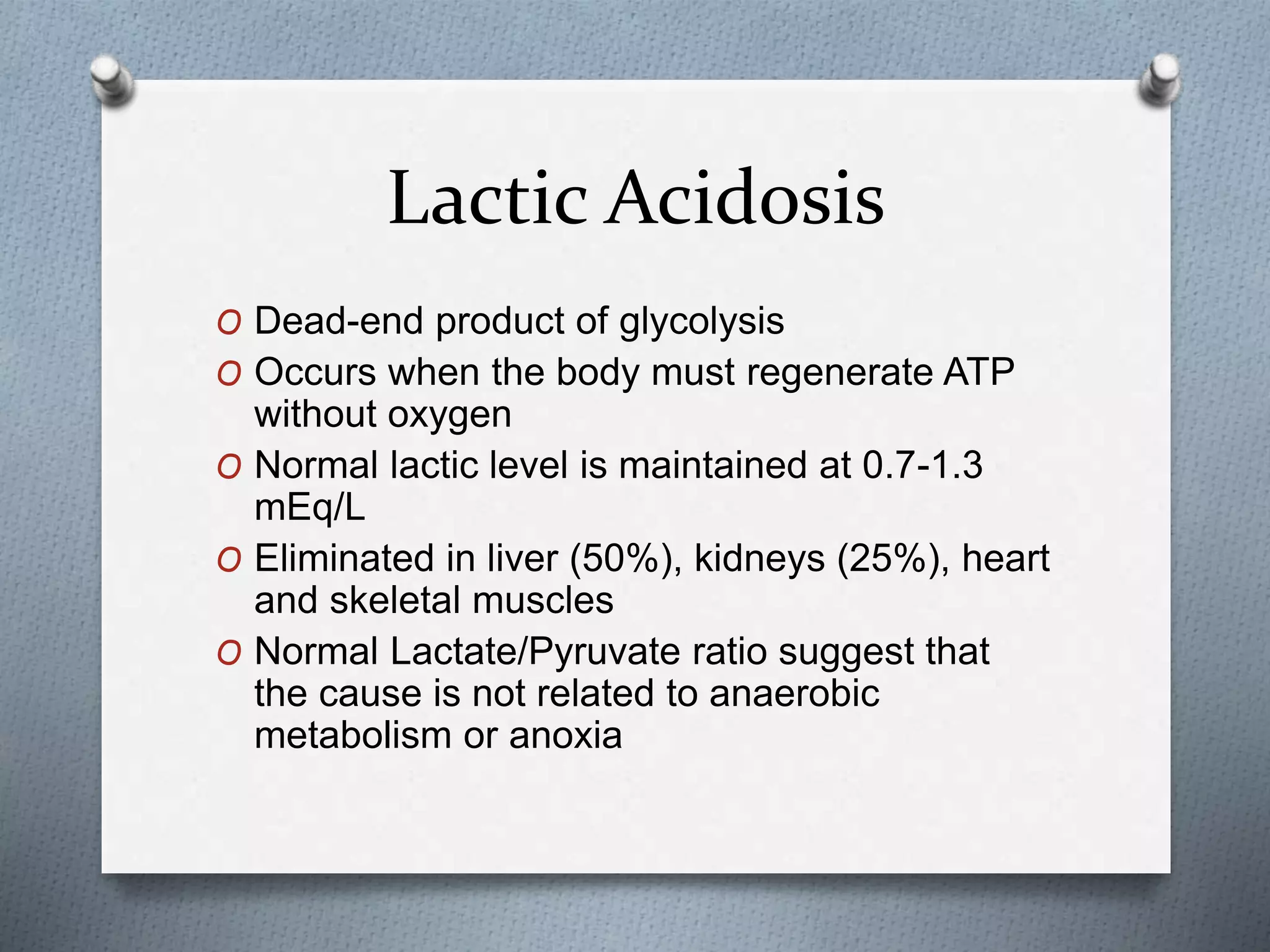 Metabolic Acidosis | PPTX