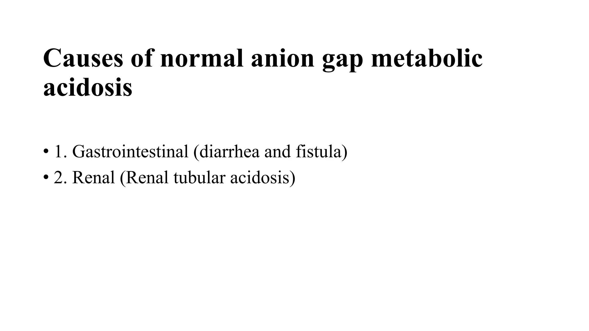 Metabolic Acidosis and the Anion Gap .pptx