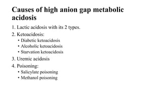 Metabolic Acidosis and the Anion Gap .pptx