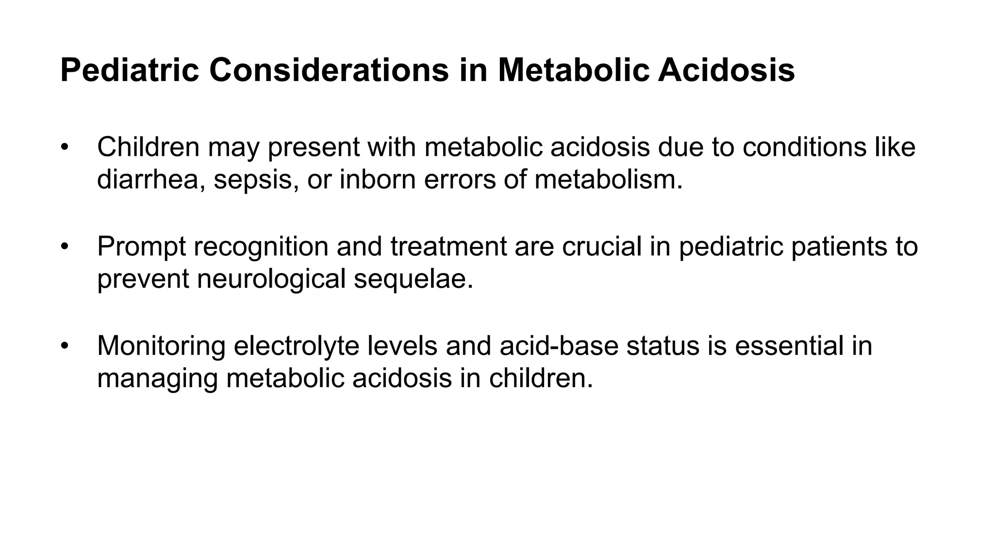 Metabolic Acidosis in a person and its management | PPTX