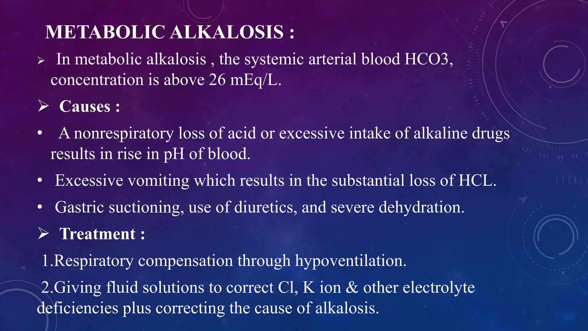 Metabolic acidosis & metabolic alkalosis | PPT