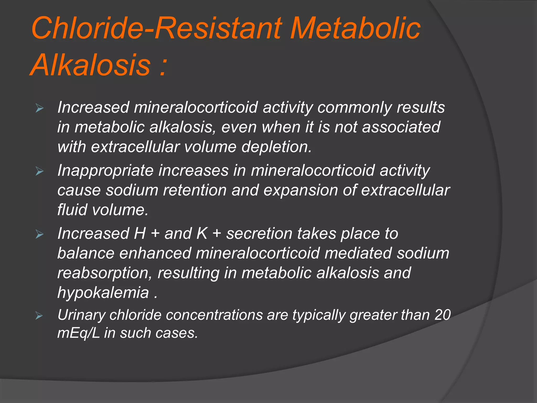 Metabolic acidosis and metabloic alkalosis | PPTX