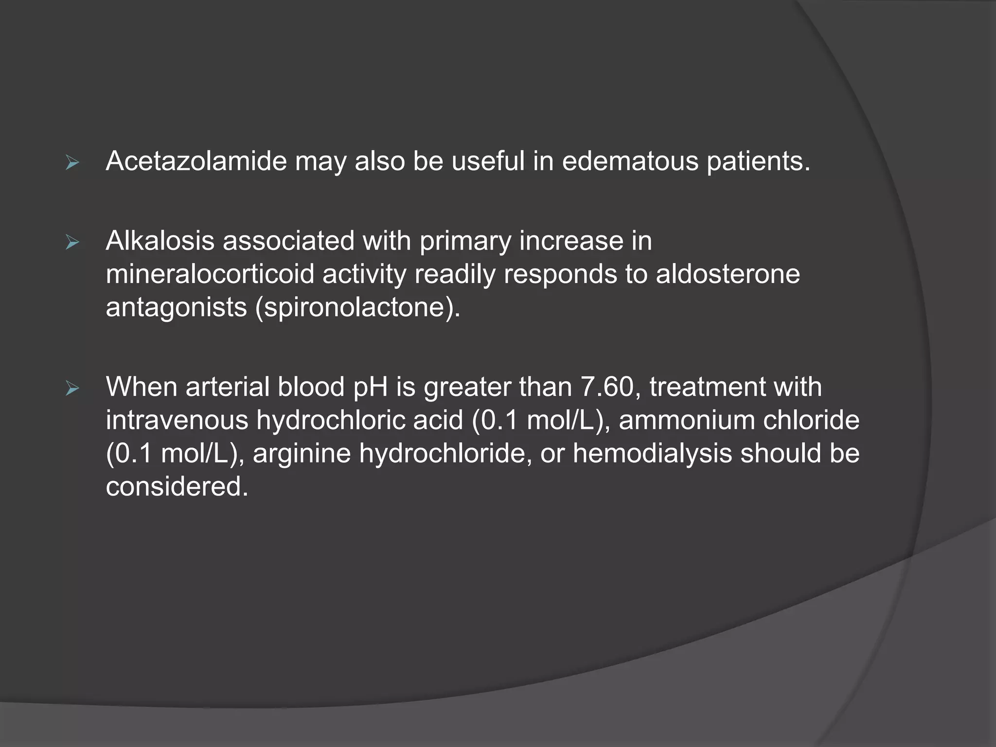 Metabolic acidosis and metabloic alkalosis | PPTX