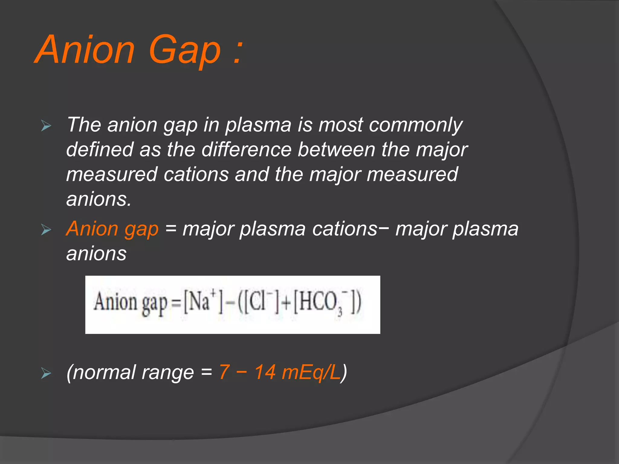 Metabolic acidosis and metabloic alkalosis | PPTX