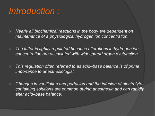 Metabolic acidosis and metabloic alkalosis | PPTX | Lung and ...