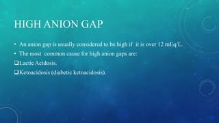 metabolic acidosis | PPTX