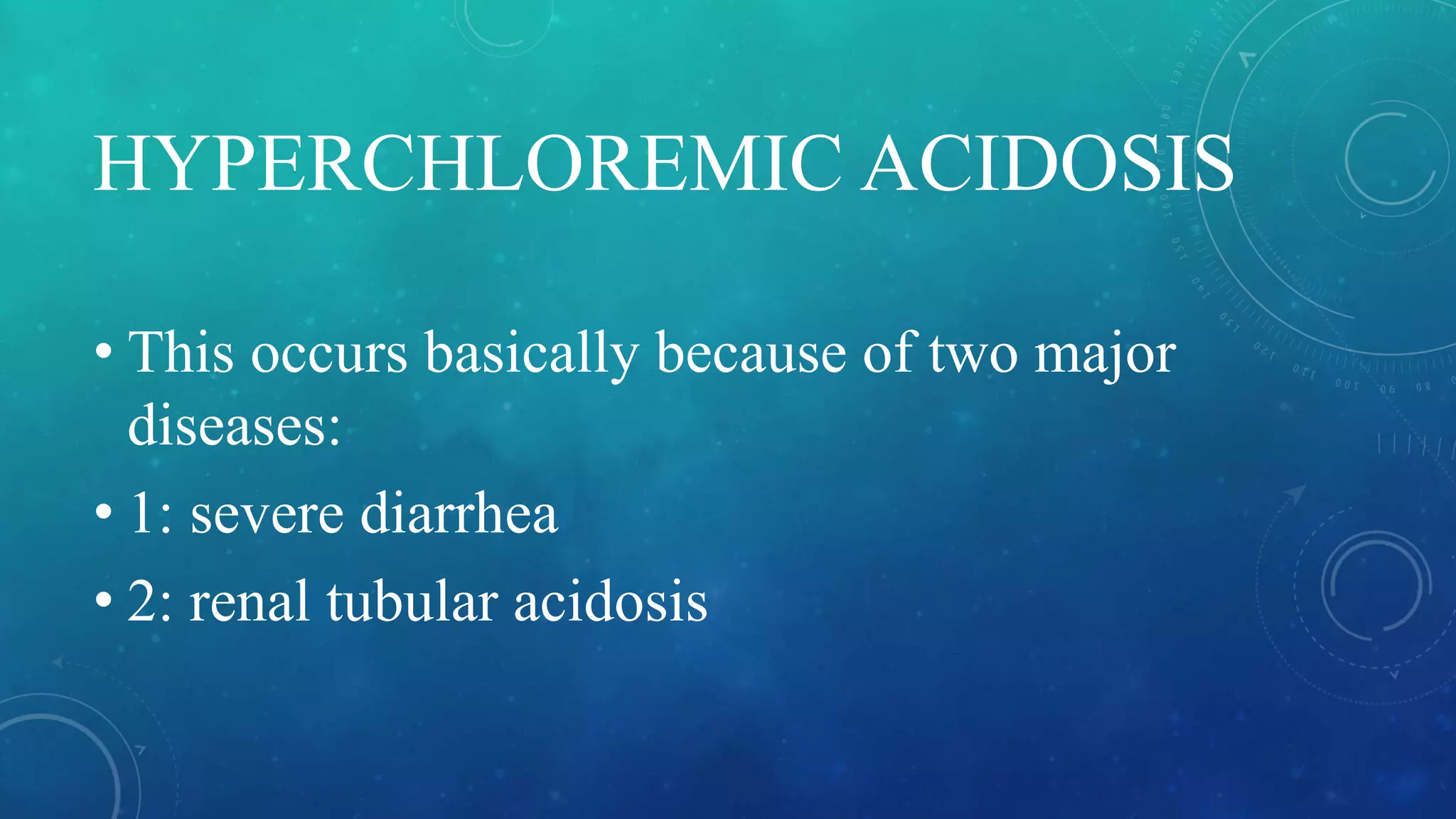 Metabolic acidosis ppt (types and pathophysiology) | PPTX