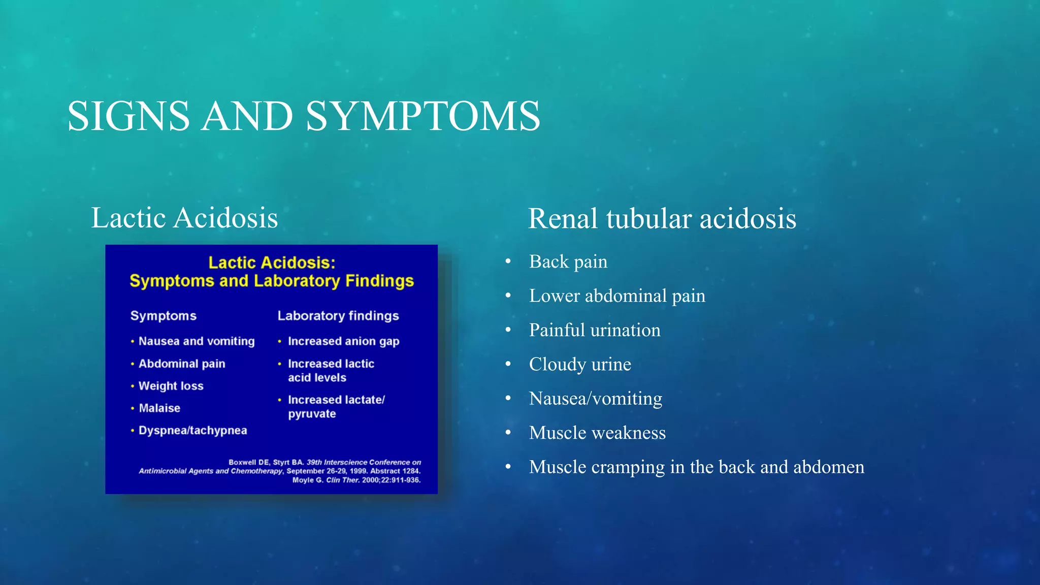 Metabolic acidosis ppt (types and pathophysiology) | PPTX