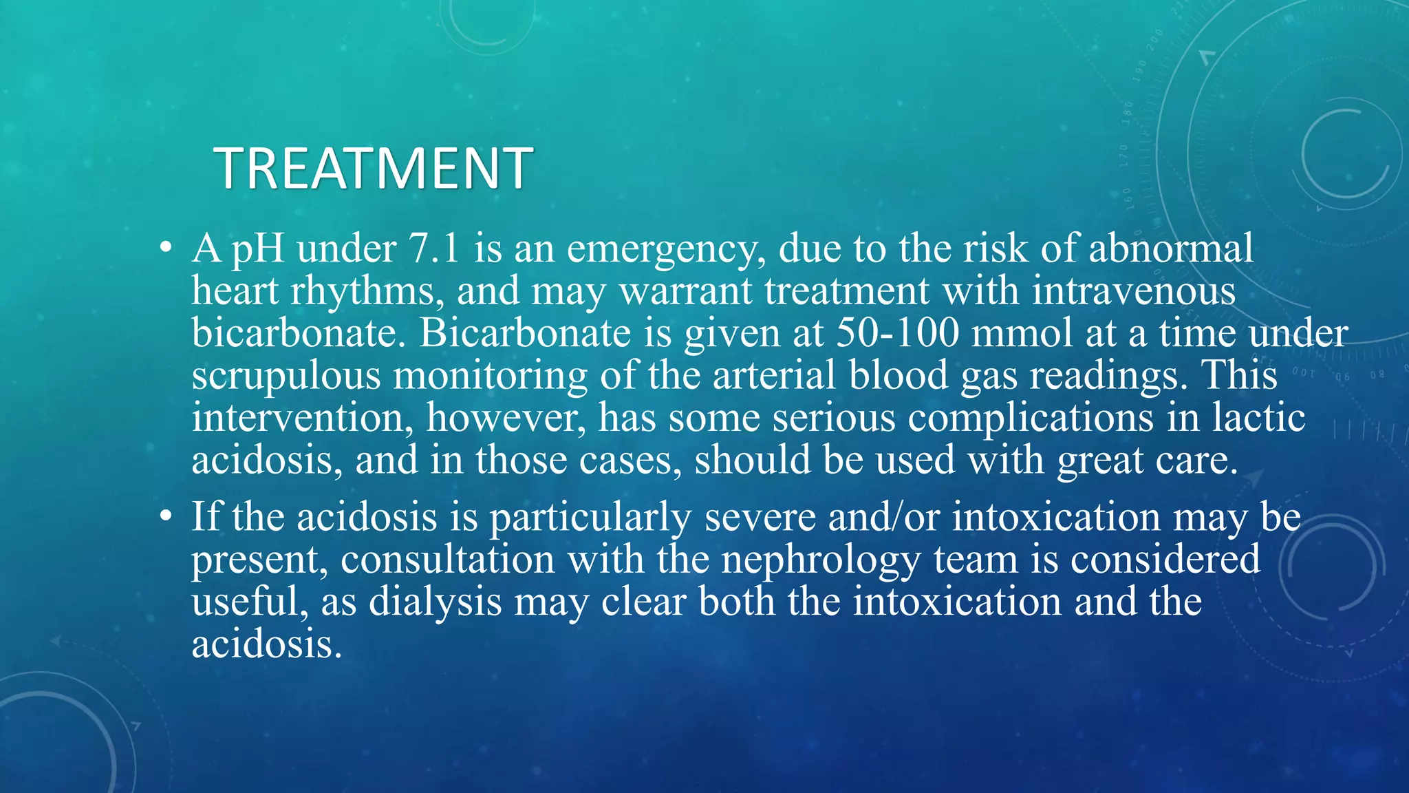 Metabolic acidosis ppt (types and pathophysiology) | PPTX