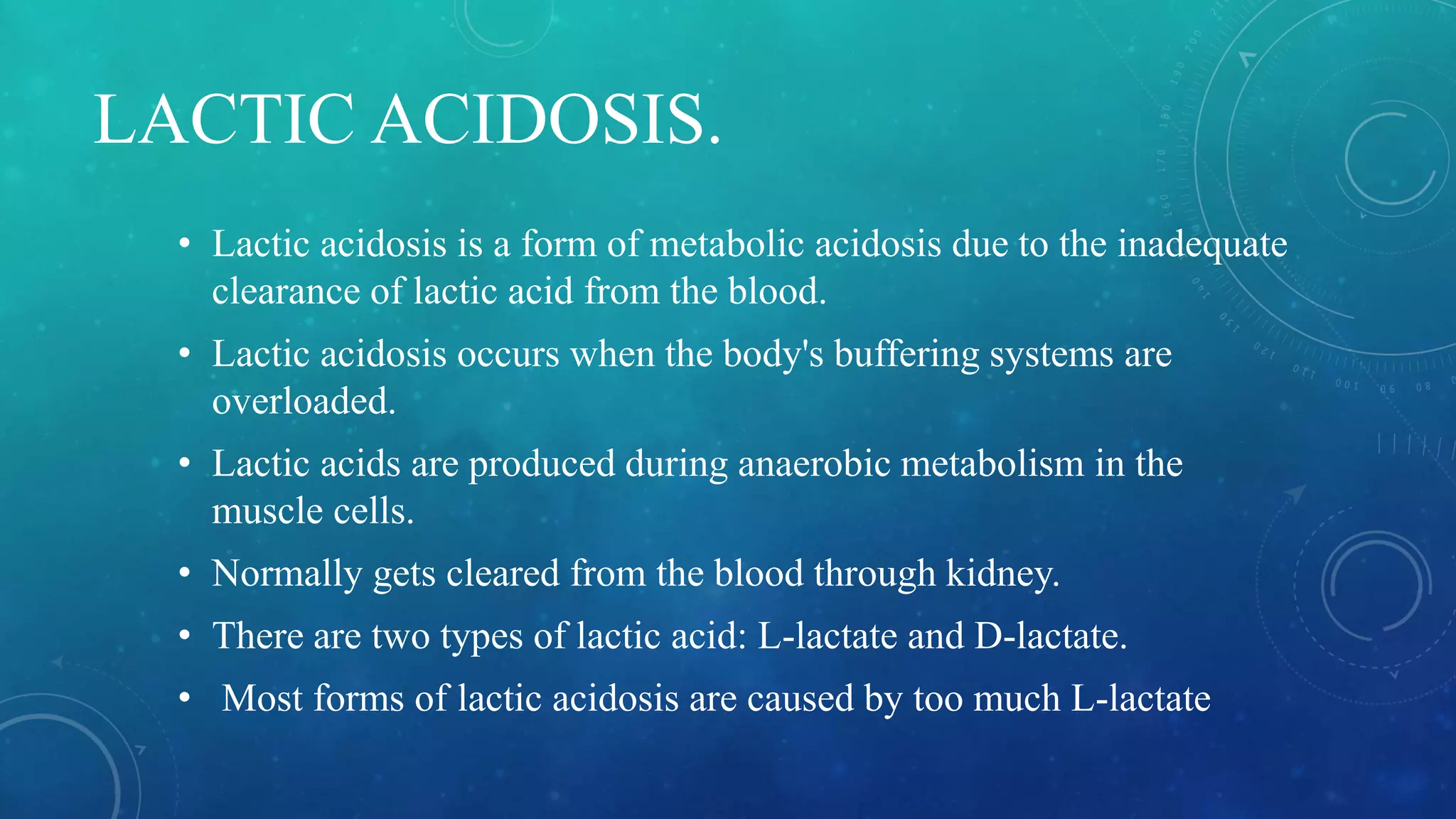 Metabolic acidosis ppt (types and pathophysiology) | PPTX