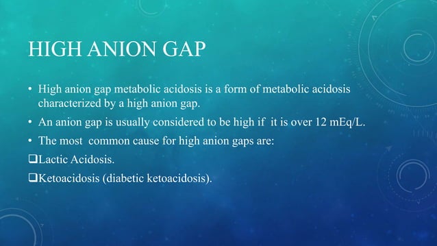 Metabolic acidosis ppt (types and pathophysiology) | PPTX
