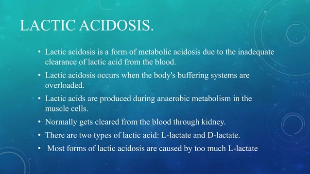 Metabolic acidosis ppt (types and pathophysiology) | PPTX