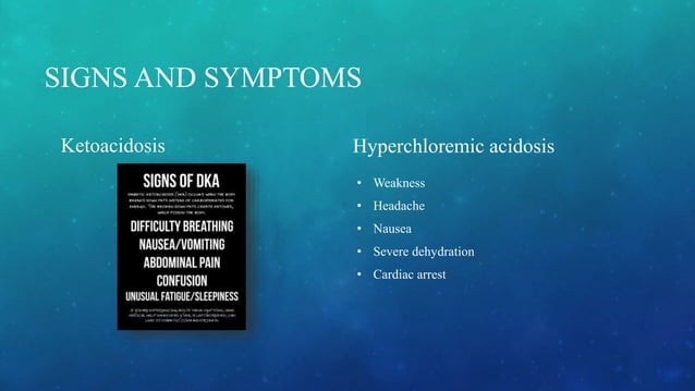 Metabolic acidosis ppt (types and pathophysiology) | PPT
