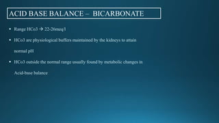 Metabolic acidosis by Dr. Neha Singh | PPT