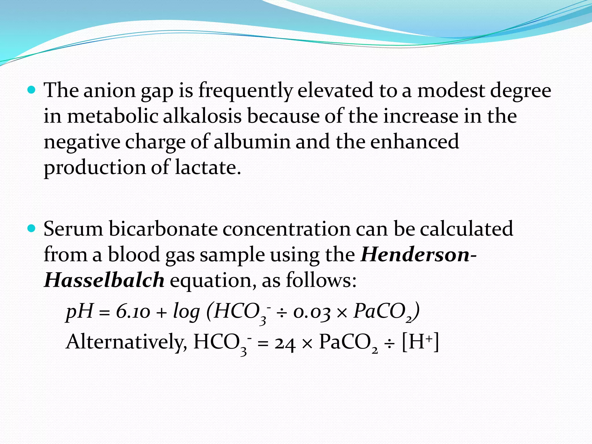 Metabolic alkalosis | PPTX