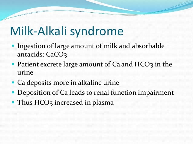 Metabolic alkalosis