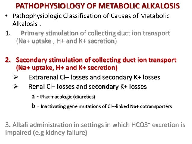 Metabolic alkalosis Dr. Mohamed Abdelhafez