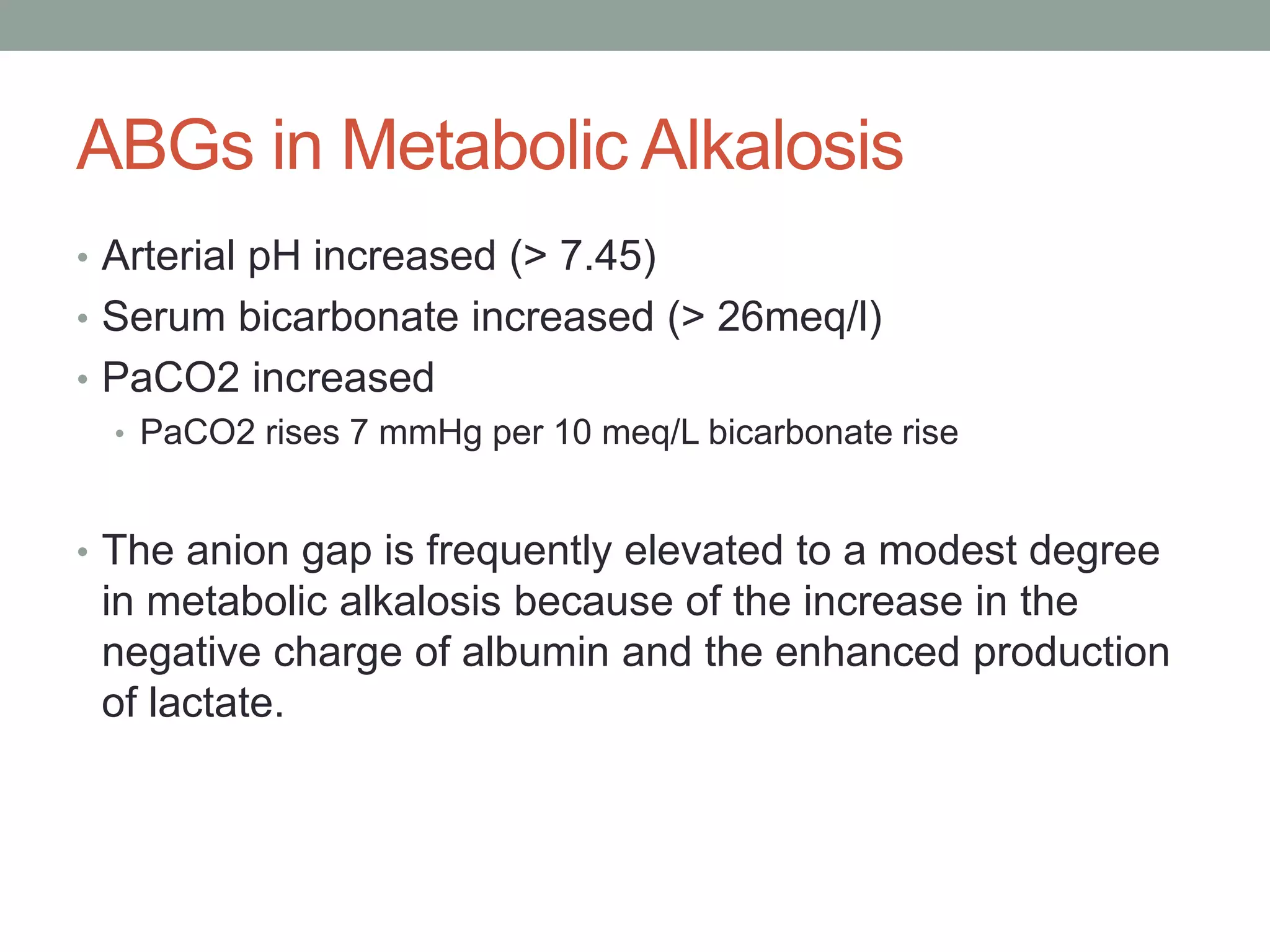 Metabolic Alkalosis | PPTX