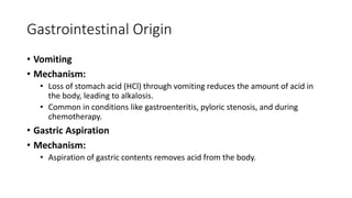 Metabolic Alkalosis causes, pathophysiology and treatment | PPTX